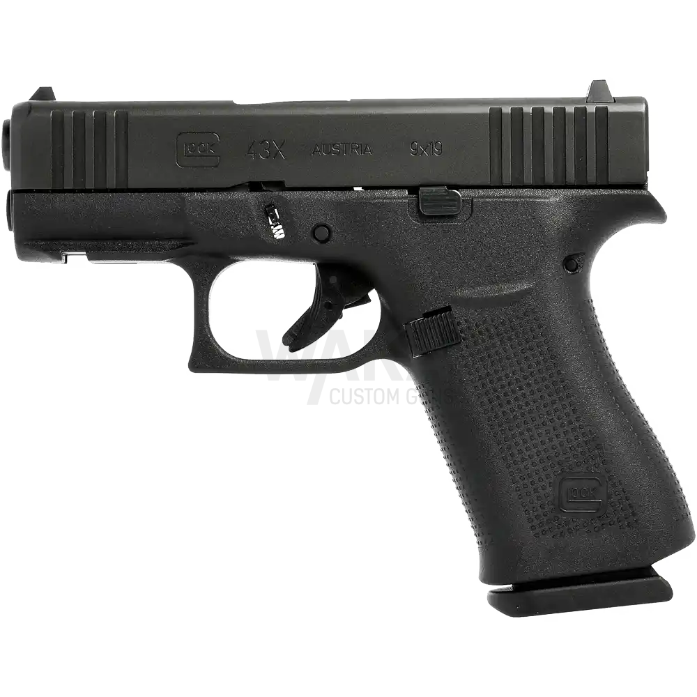 Glock G43X - Schlanke Subkompaktpistole mit hoher Magazinkapazität, 702,00